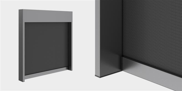 We are introducing a new product: flush-mounted textile screen | NEVA